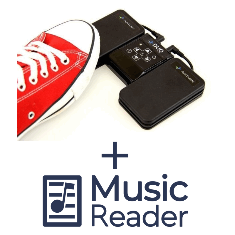 AirTurn DUO 500 + MusicReader Bundle