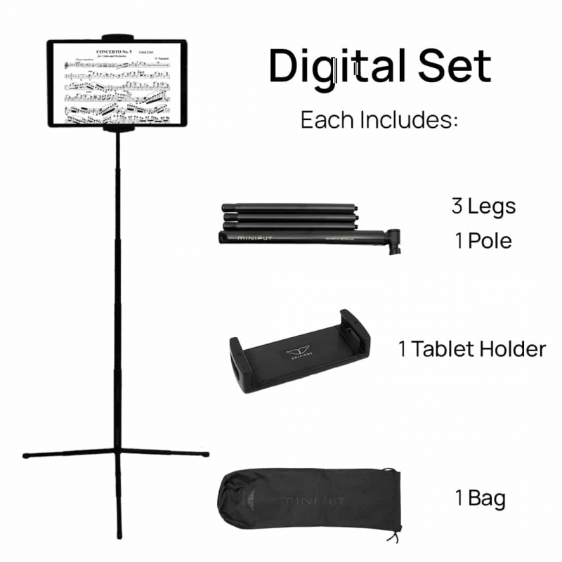 (Music) Tablet Stand - Ultra Portable - Dolfinos miniput